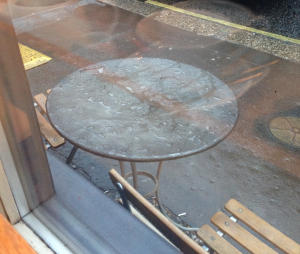 Rain drops at Notes, Covent Garden – Bean Thinking